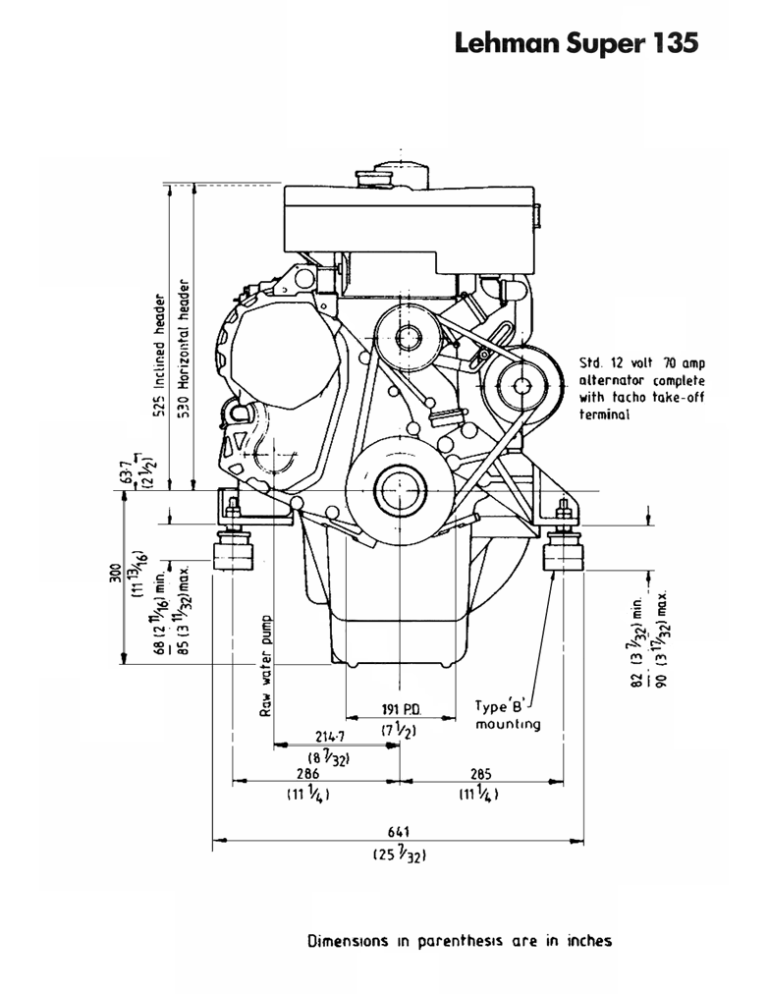Lehman SpecSheet – SP135 Super (Ford 2725) - everythingaboutboats.org