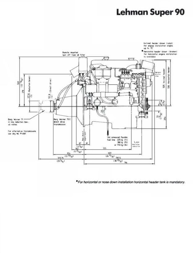 Lehman SpecSheet - SP90 Super (Ford 2722) - everythingaboutboats.org