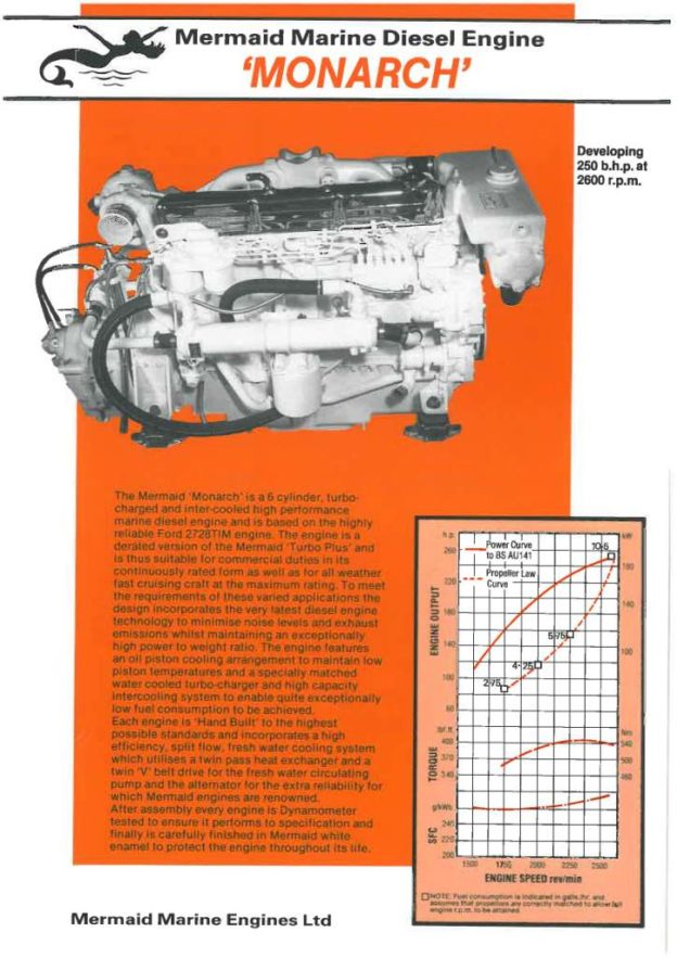 Mermaid SpecSheet - Monarch 250hp (Ford Dover 2728TIM ...